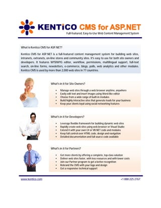Kentico CMS Feature Overview | PDF