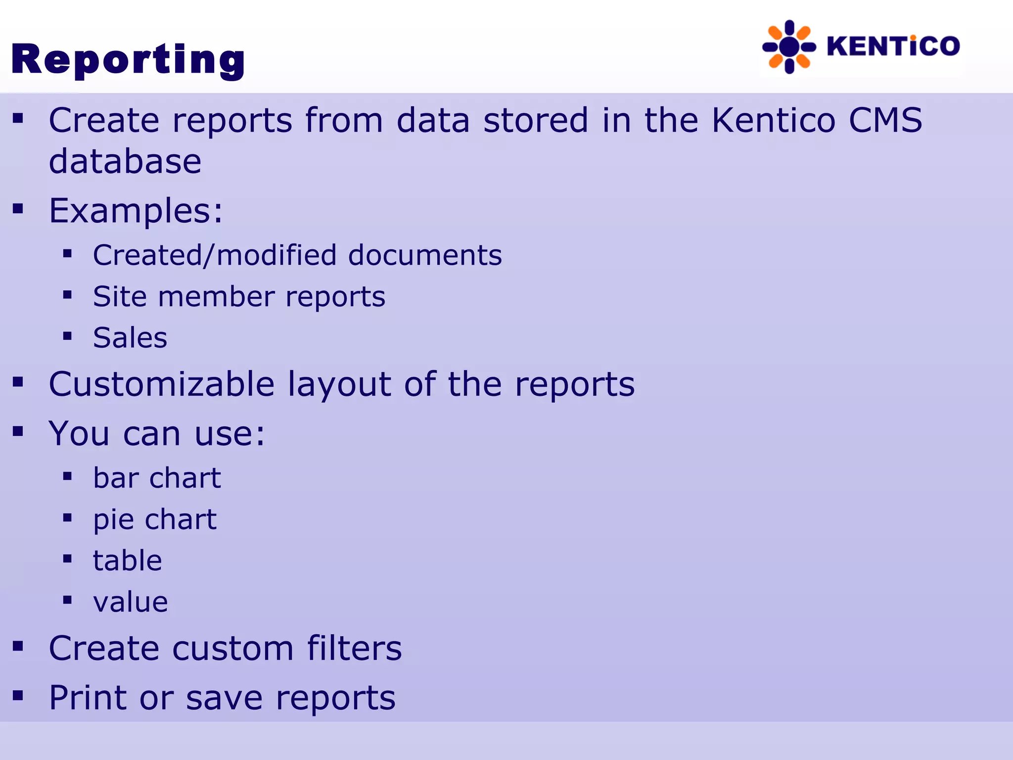 Kentico Cms Overview Ppt