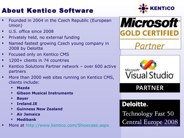 Kentico Cms Overview Ppt