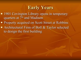 Kenton County Public Library History | PPT