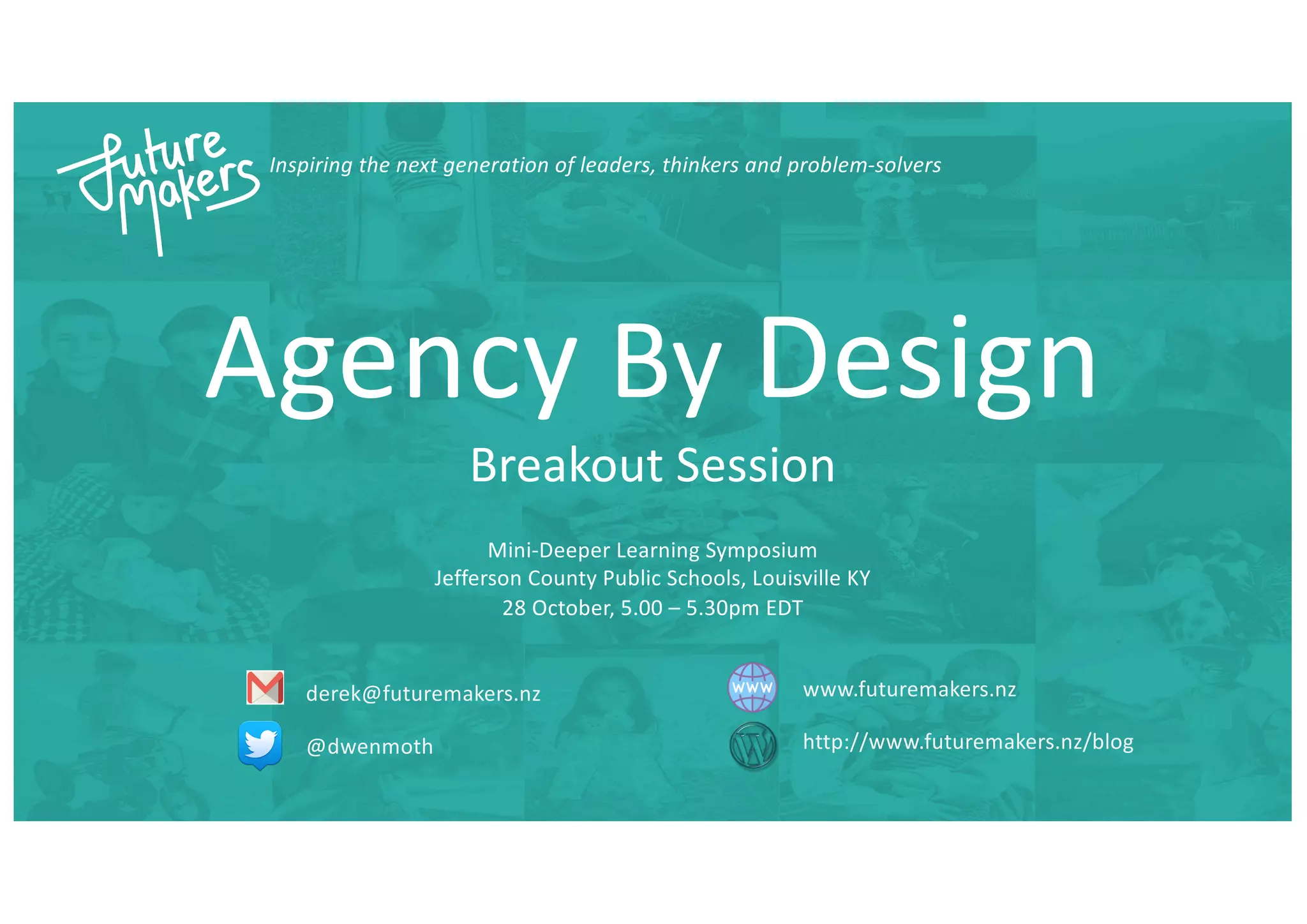 Agency by Design - breakout | PPT