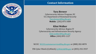 DHS Cybersecurity Services for Building Cyber Resilience | PPT