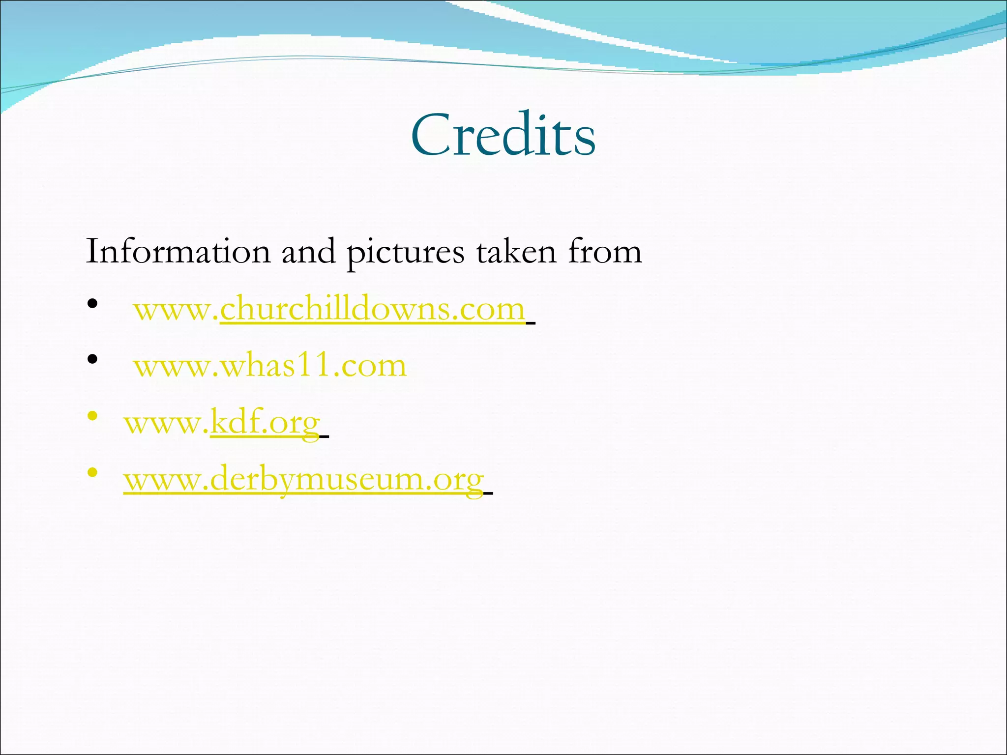 Kentucky derby ppt | PPT