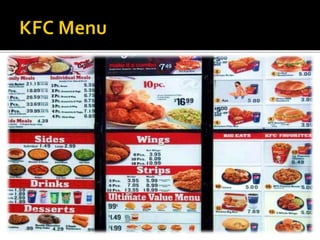 Kentucky fried chicken (kfc) | PPTX