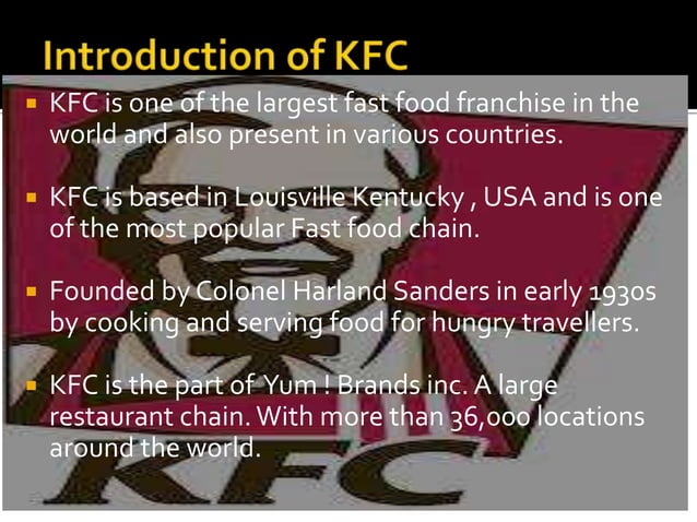Kentucky fried chicken (kfc) | PPT