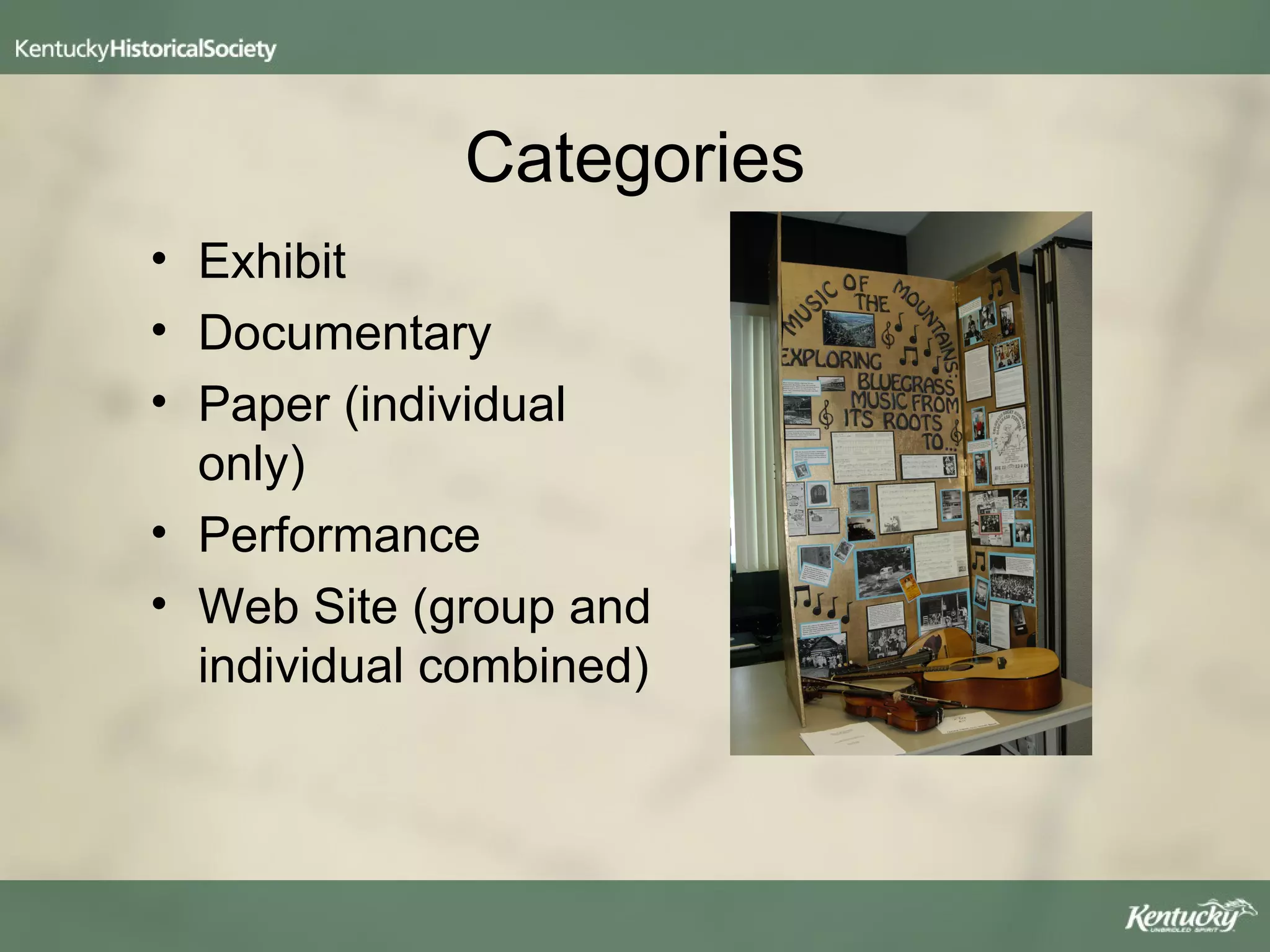Kentuckys National History Day 08 09 | PPT