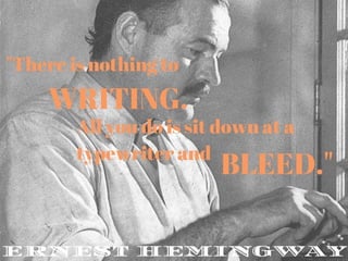Kent Wessinger presents Quotes From Writers About Writing | PDF