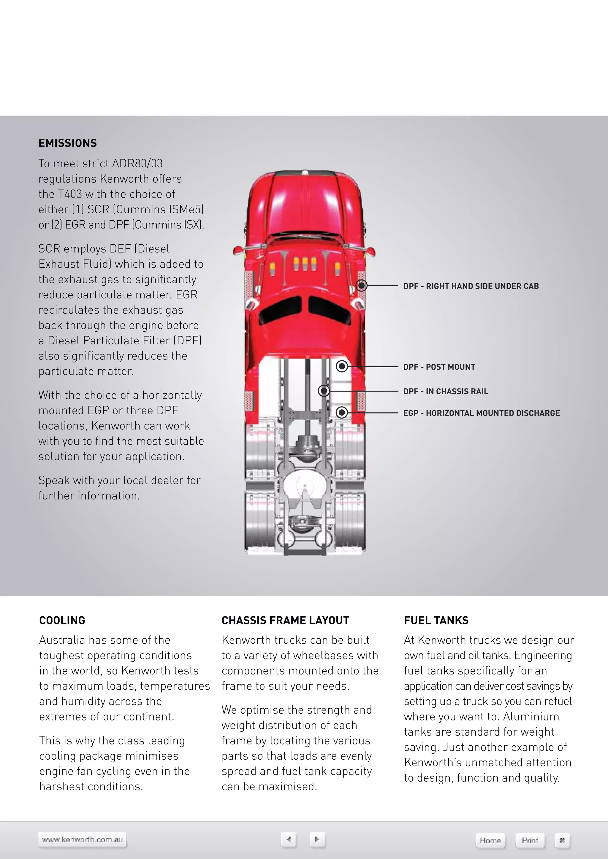Kenworth T403 - Hallam Truck Centre | PDF
