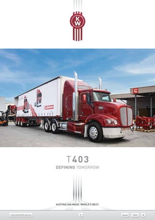 Kenworth T403 - Hallam Truck Centre | PDF