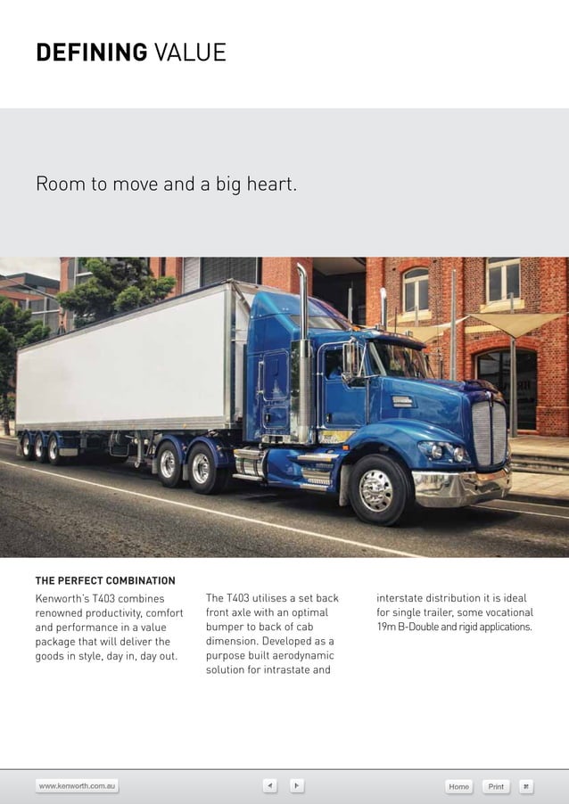 Kenworth T403 - Hallam Truck Centre | PDF
