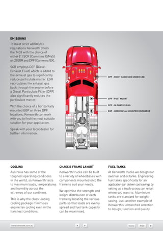 Kenworth T403 - Hallam Truck Centre | PDF