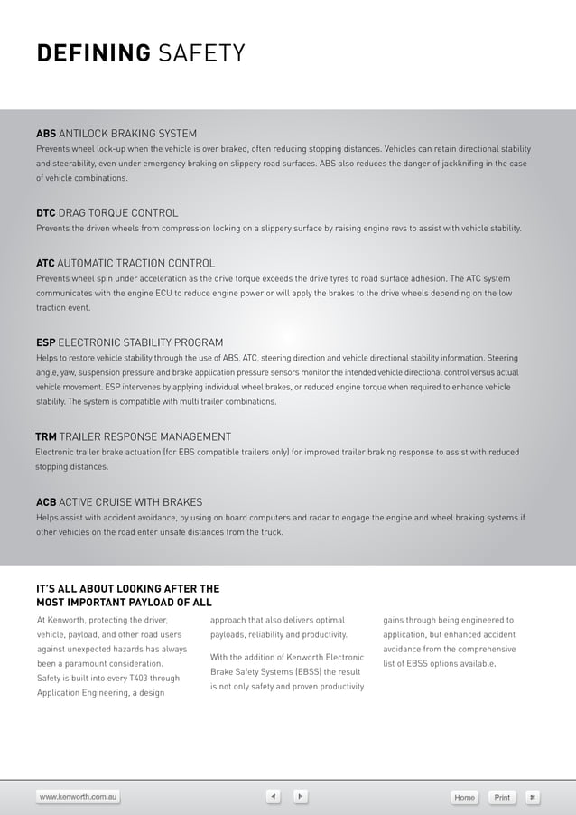 Kenworth T403 - Hallam Truck Centre | PDF