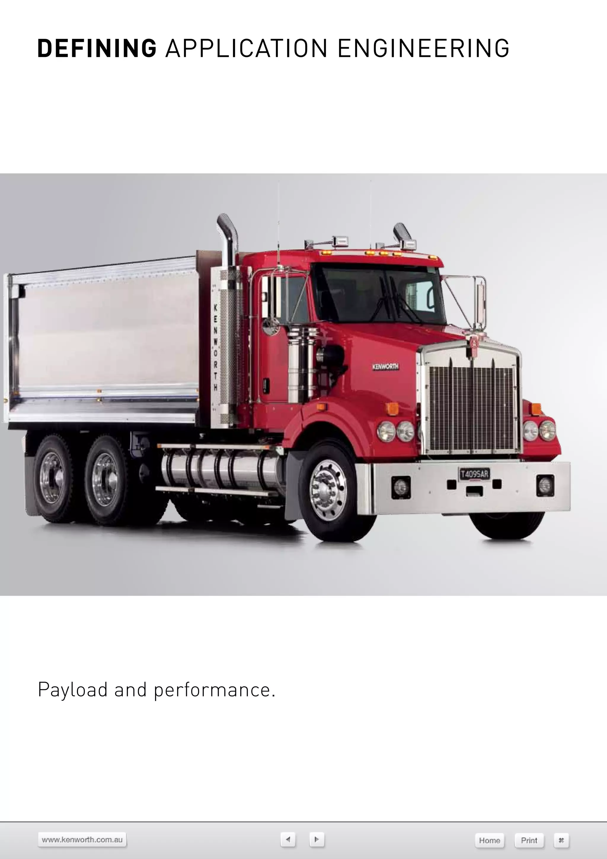 Kenworth T409 SAR - Hallam Truck Centre | PDF