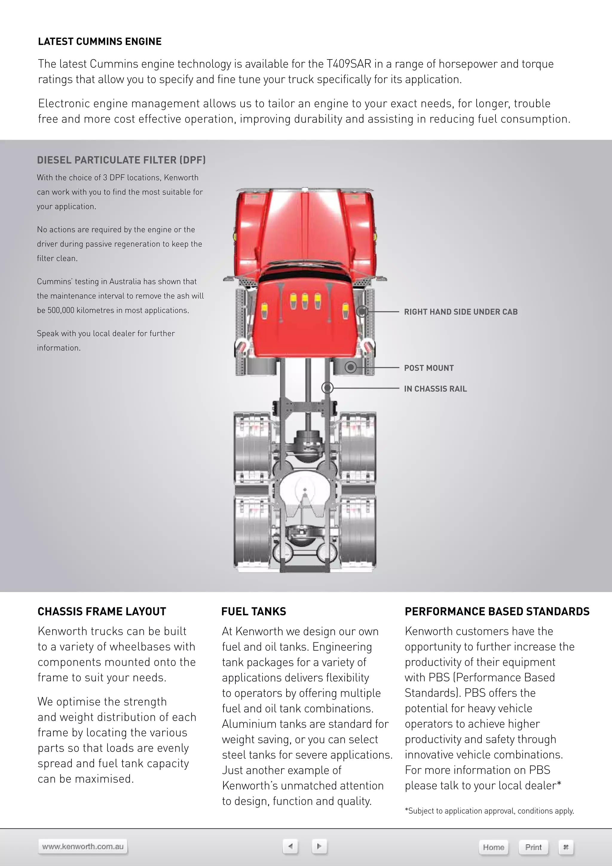Kenworth T409 SAR - Hallam Truck Centre | PDF