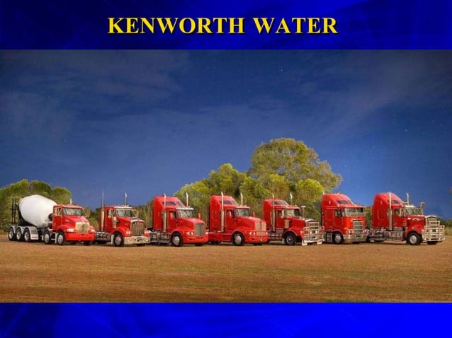 Kenworth Trucks saving water case study | PPT