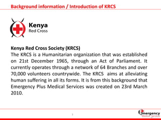 Kenya-Red-Cross-Ambulance-Service-Presentation1.pdf | First Aid | Injuries