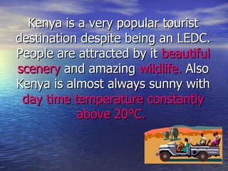 Kenya Tourism | PPT