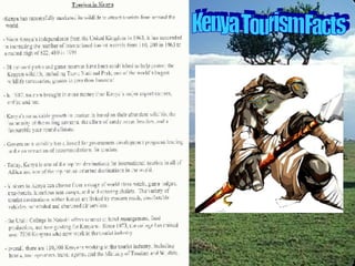 Kenya tourism | PPT