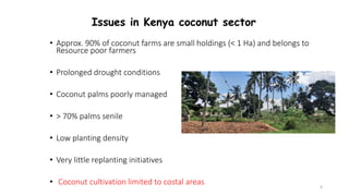 Kenya Coconut Production Presentation by Dr. Lalith Perera | PPT