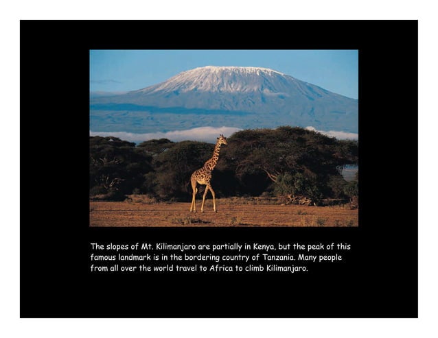 Kenya geography moodle | PDF | Africa Travel | Travel Locations
