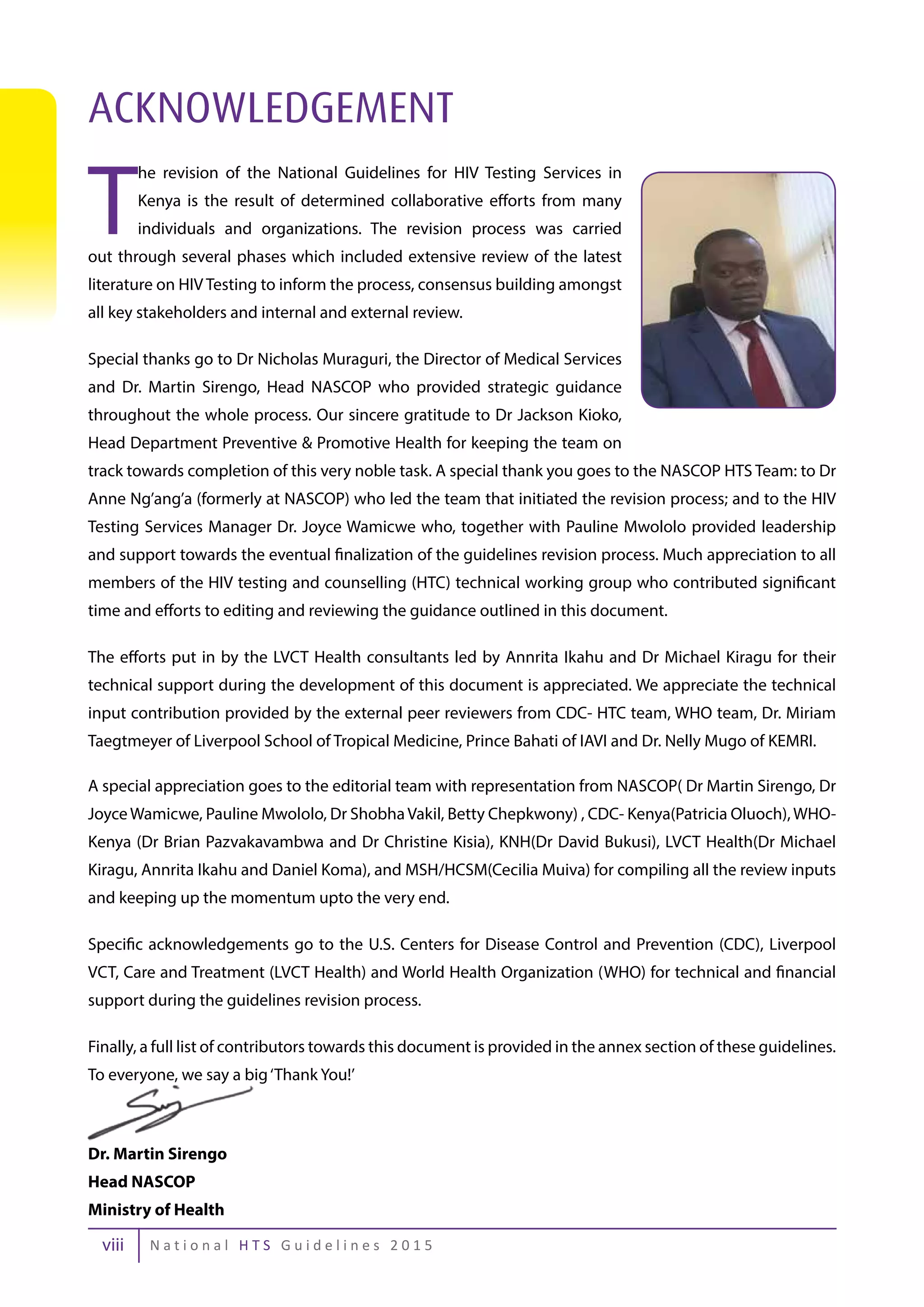 The Kenya HIV Testing Services Guidelines 2015 | PDF