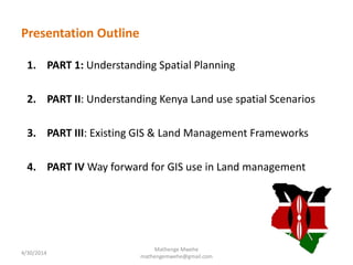 Kenya Land Use Planning and the Need for GIS in County Spatial Planning ...