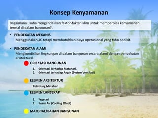 Kenyamanan termal pada bangunan | PDF