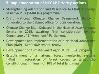 Kenya national climate change priorities2016 (3) | PDF