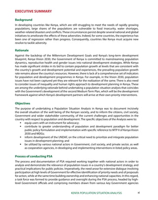 Kenya population situation analysis | PDF
