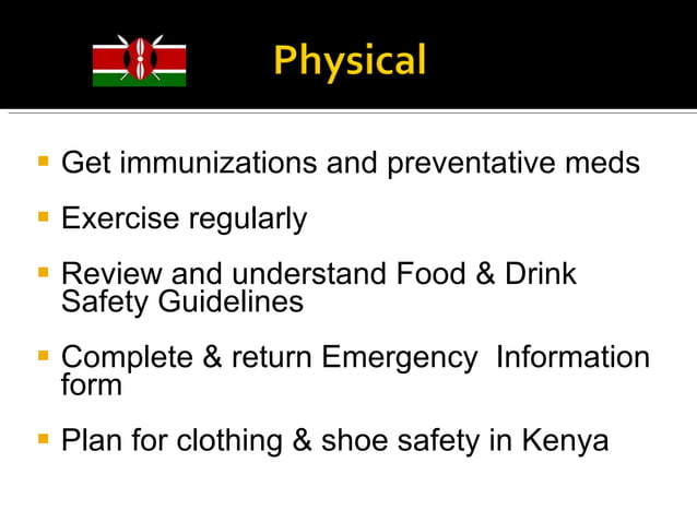 Kenya prep | PPT