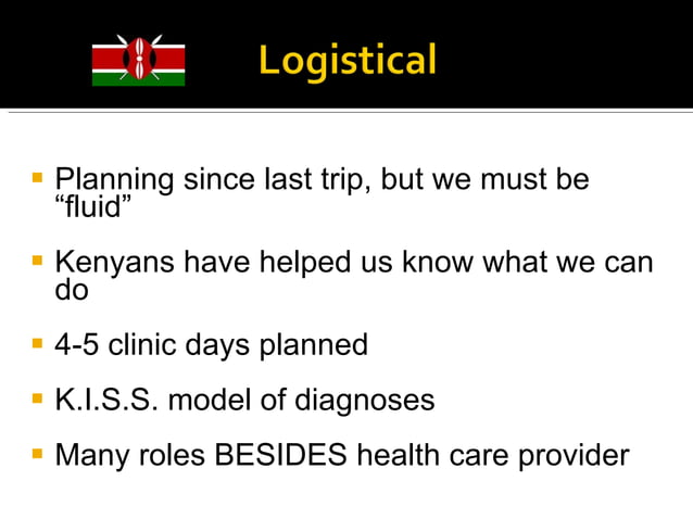 Kenya prep | PPT