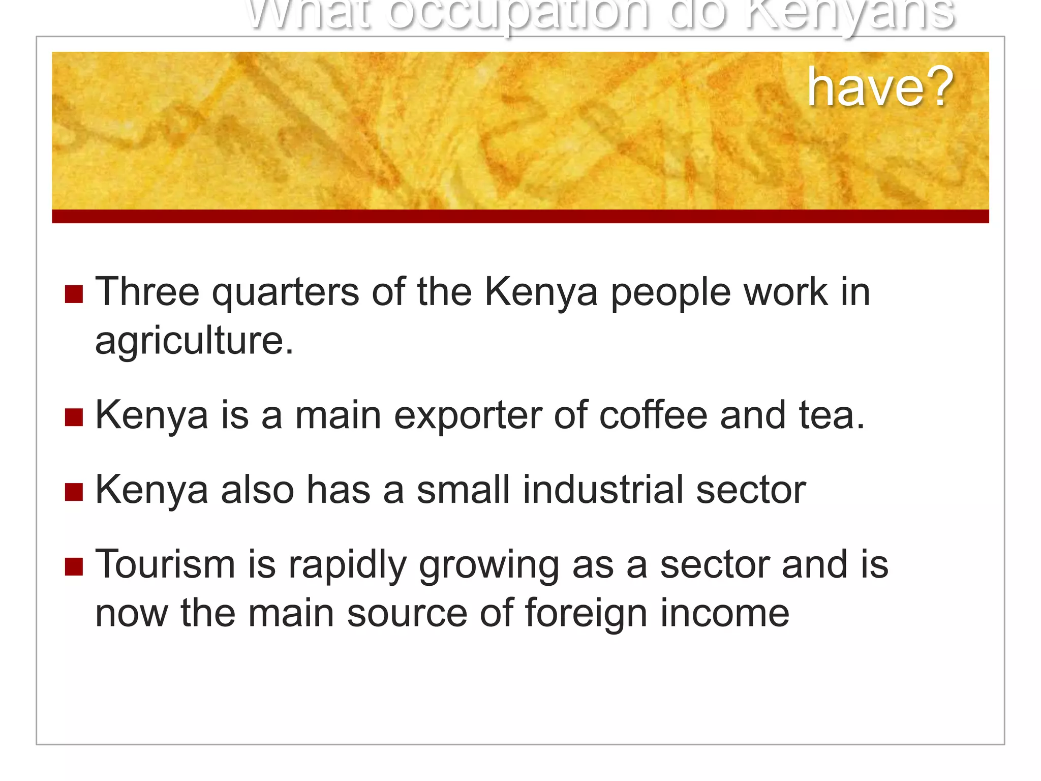 Kenya Presentation | PPTX