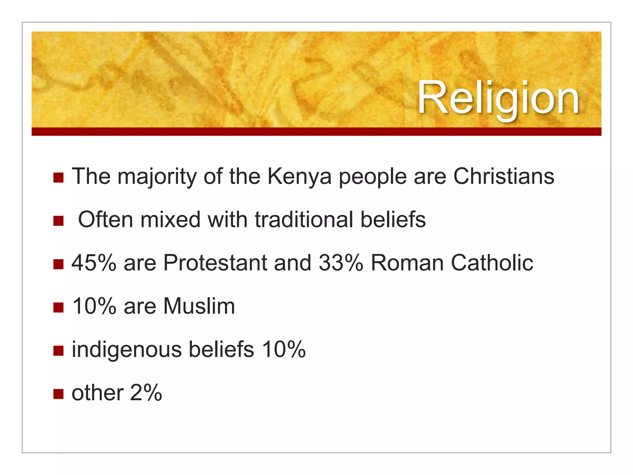 Kenya Presentation | PPTX