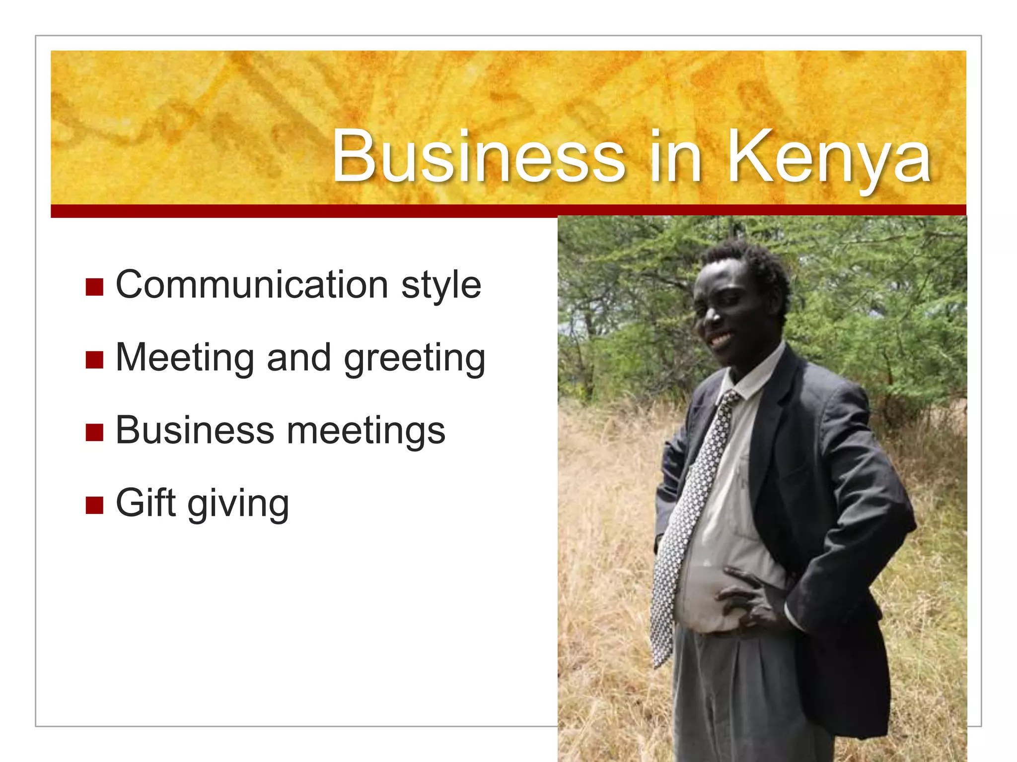 Kenya Presentation | PPTX