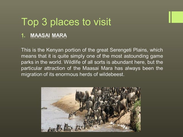 Kenyan Presentation | PPT