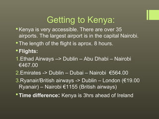 Kenyan Presentation | PPT