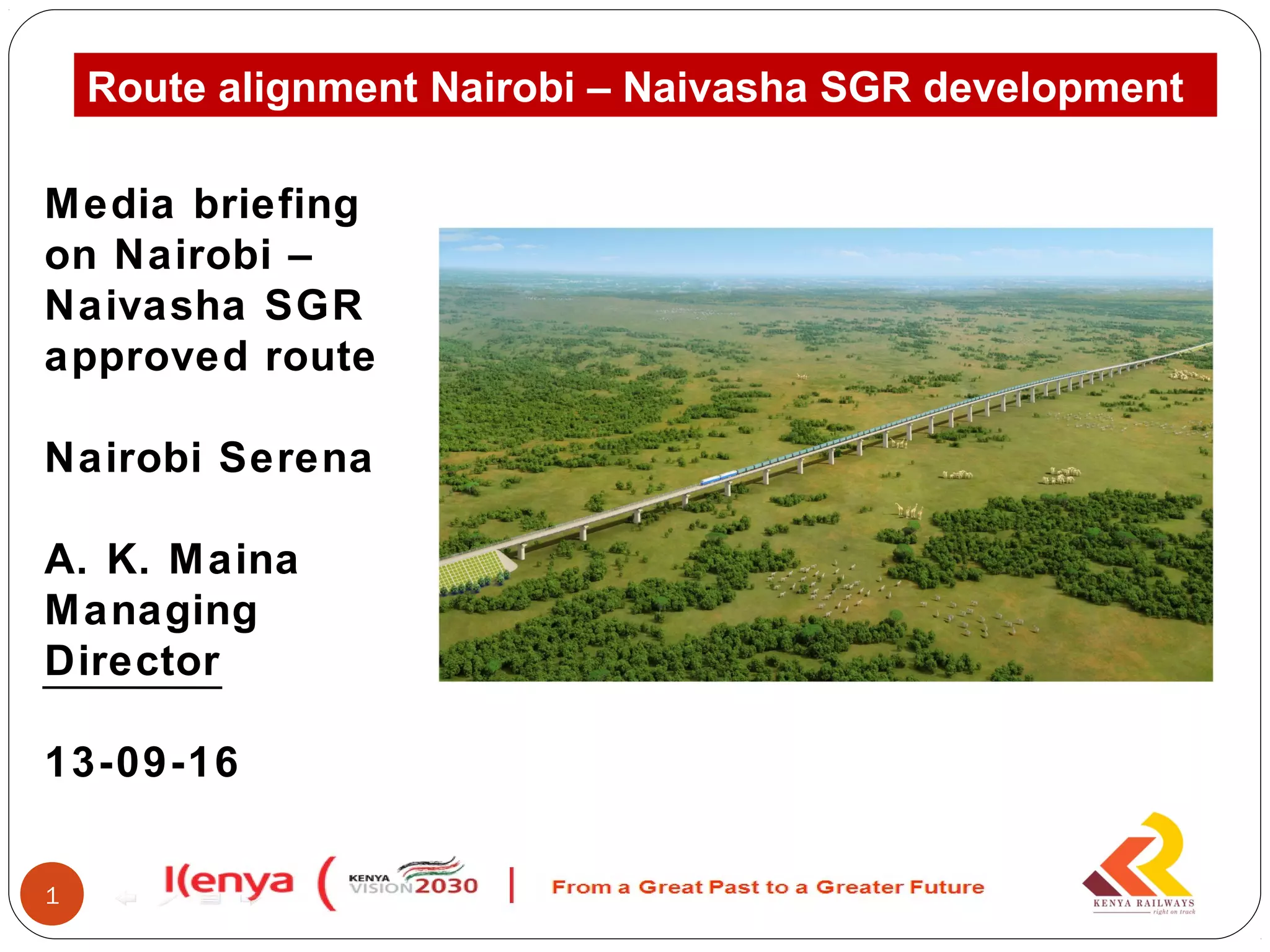 Kenya Railways SGR presentation | PPT