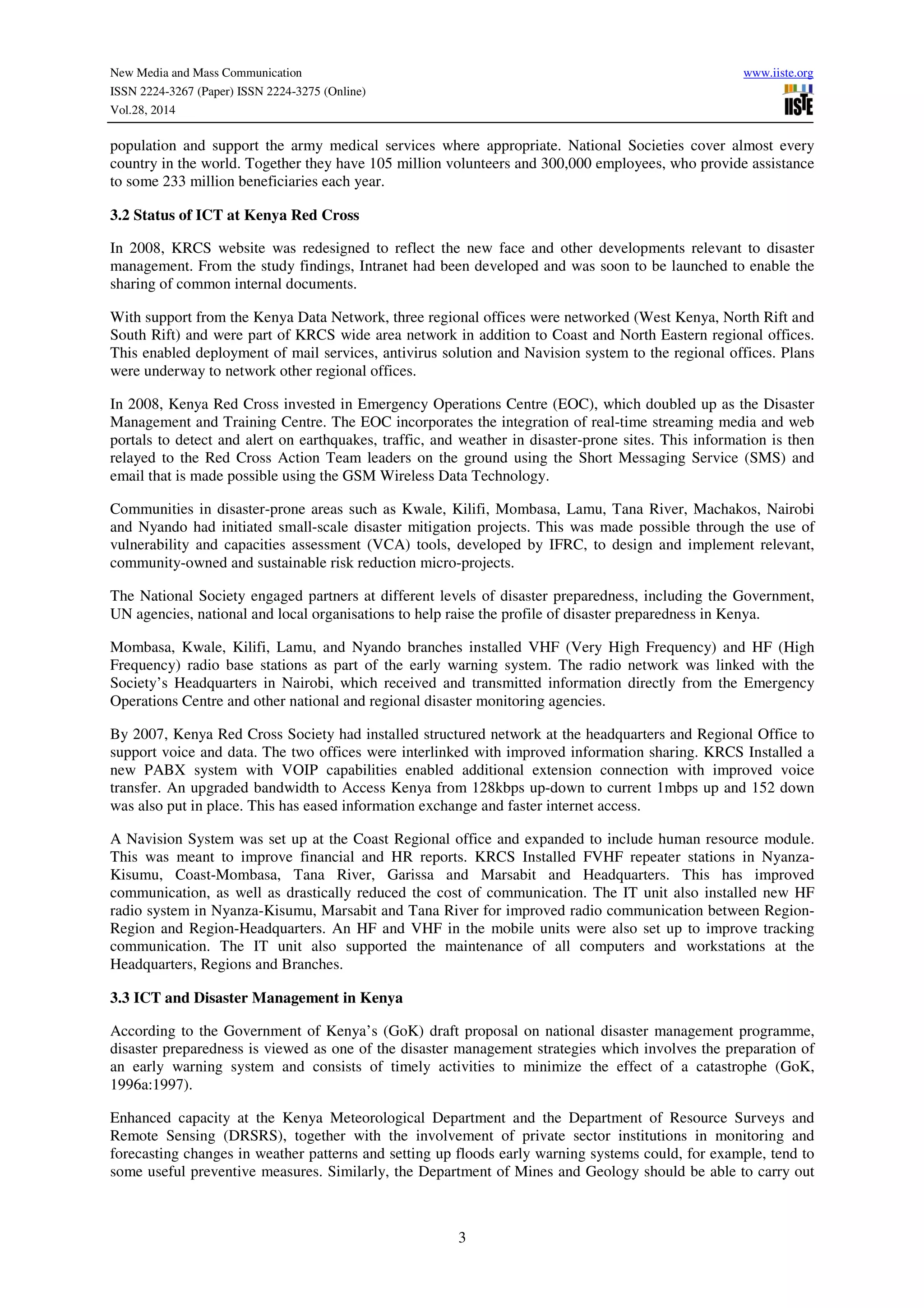 Kenya red cross society | PDF