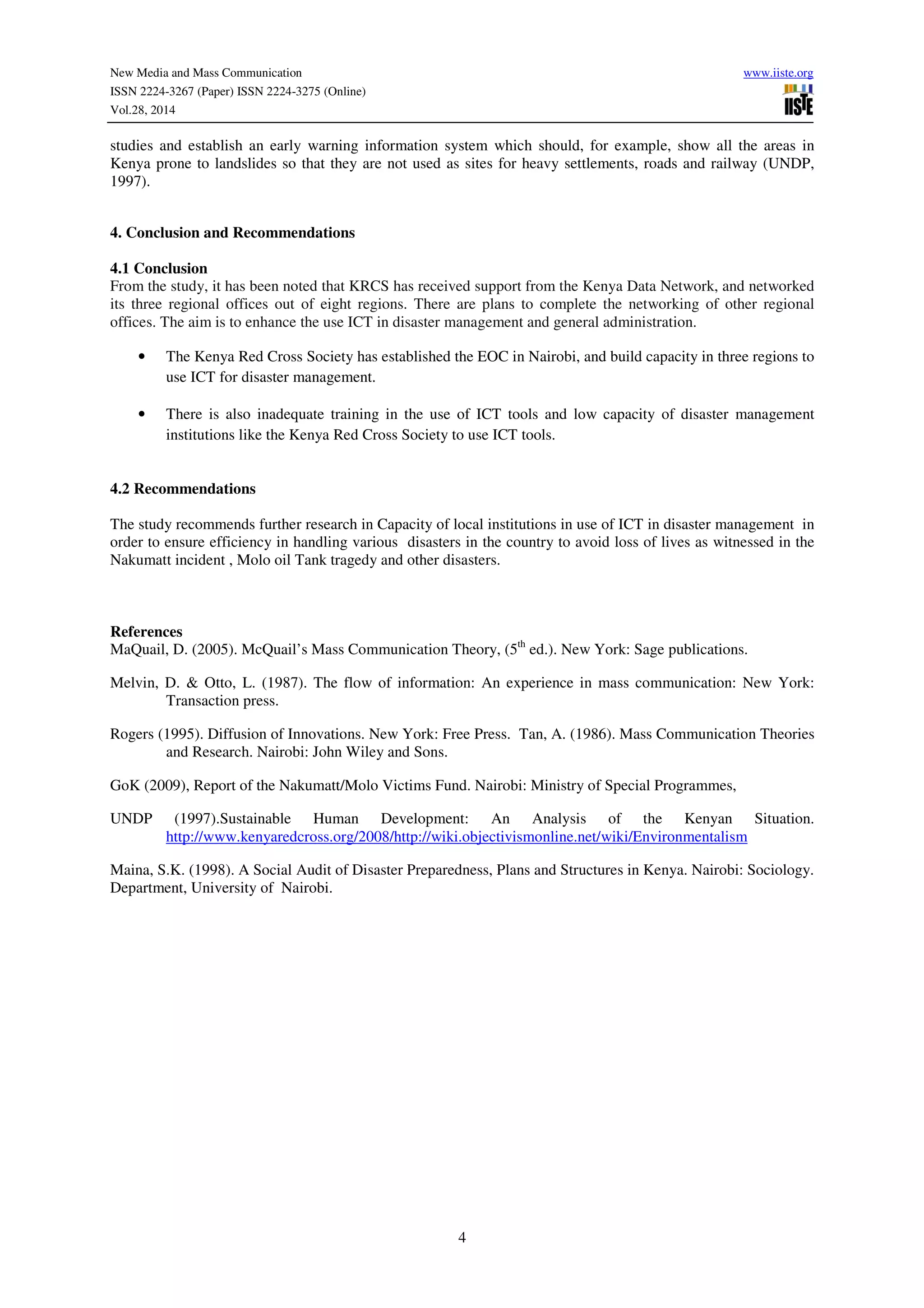 Kenya red cross society | PDF