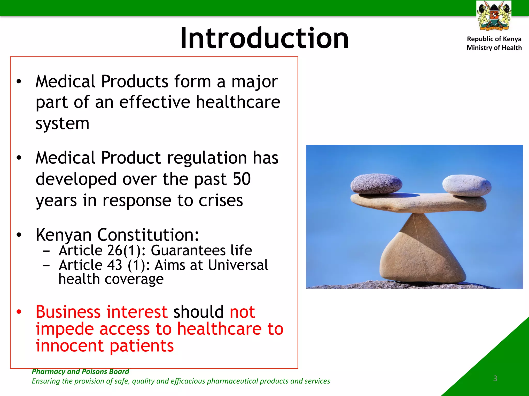 Kenya Pharmaceutical Regulatory Overview and Opportunities | PDF