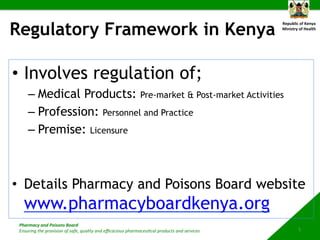 Kenya Pharmaceutical Regulatory Overview and Opportunities | PDF