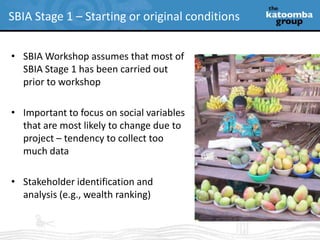 Social and Biodiversity Impact Assessment - the 7 stages | PPTX