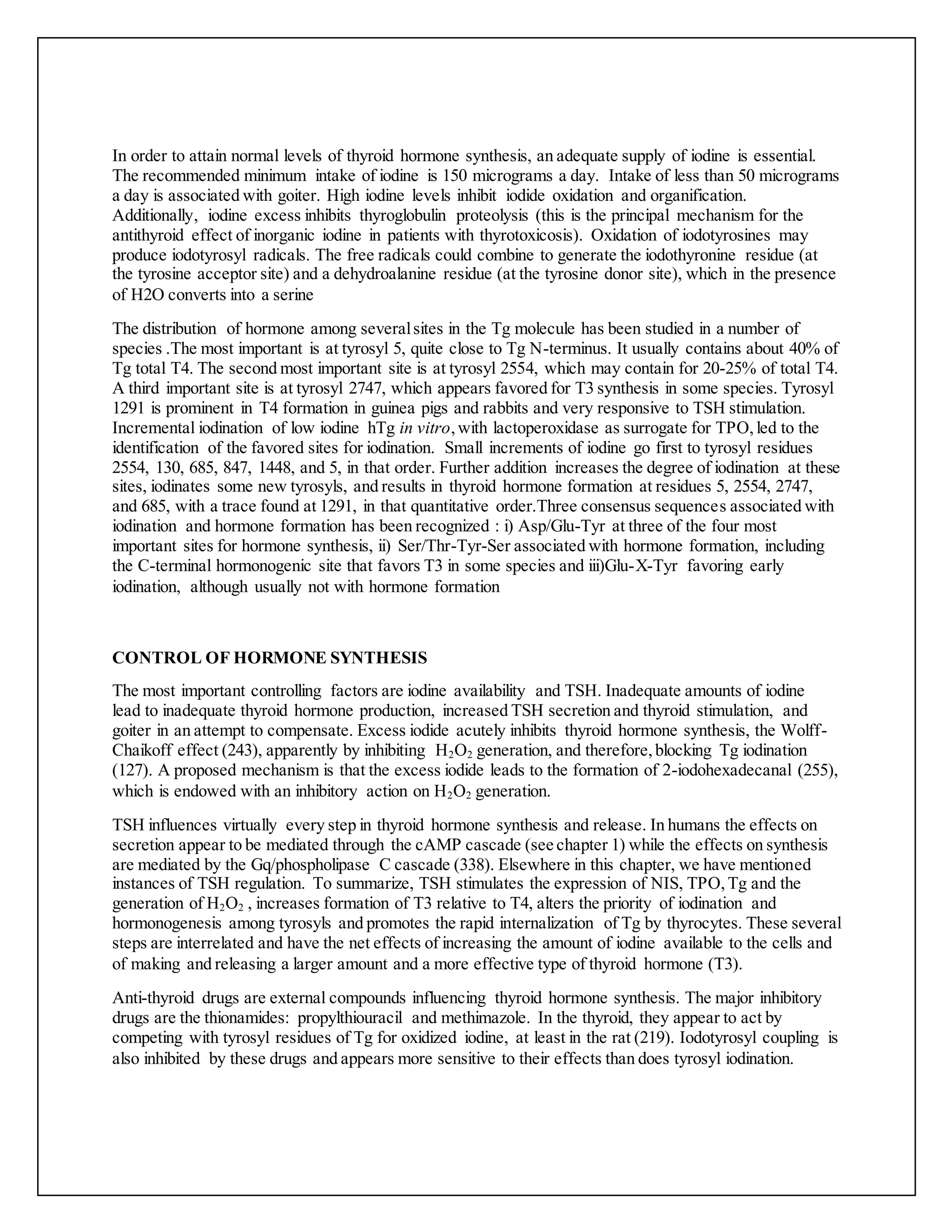 Kenyatta university thyroid hormone synthesis cat1 task | DOCX
