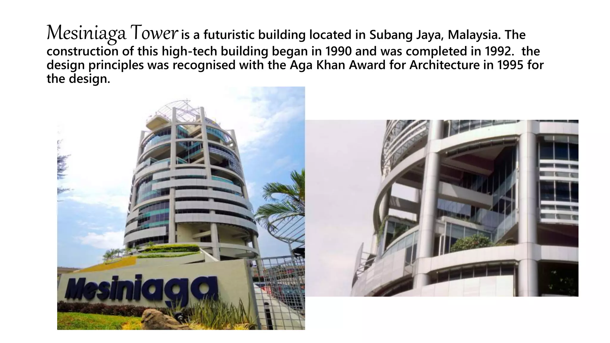 GREEN BUILDINGS OF Ken yeang | PPTX