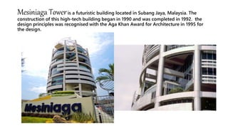 GREEN BUILDINGS OF Ken yeang | PPTX