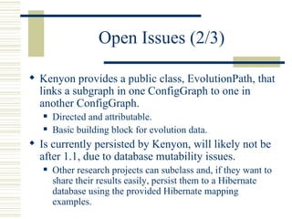 Kenyon: A Software Stratigraphy Platform (ESEC/FSE 2005) | PPT