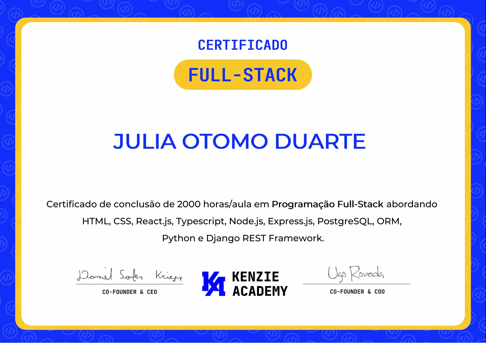 Certificado Full-Stack | PPT