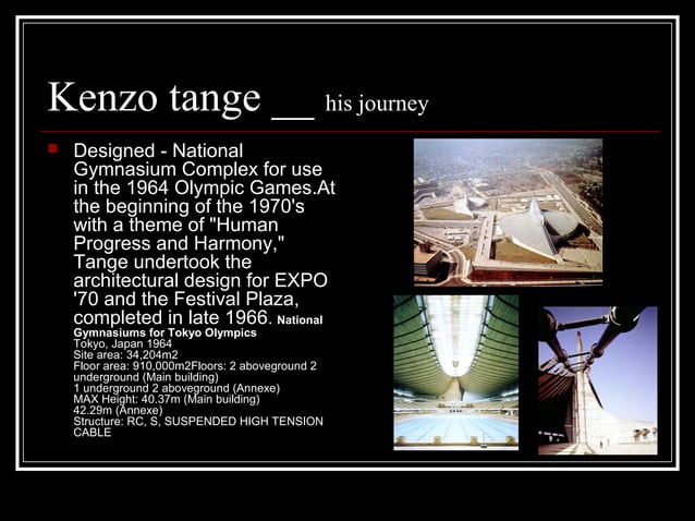 Kenzo Tange- Architect | PPT