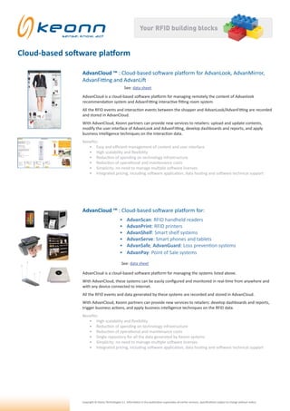 Brosura Sisteme RFID Keonn | PDF