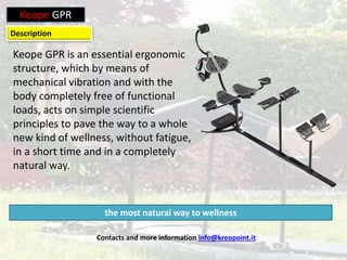 Keope gpr presentation | PPTX